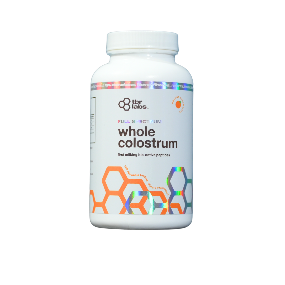 Whole Colostrum: Orange Creamsicle Tablets – TBRLabs