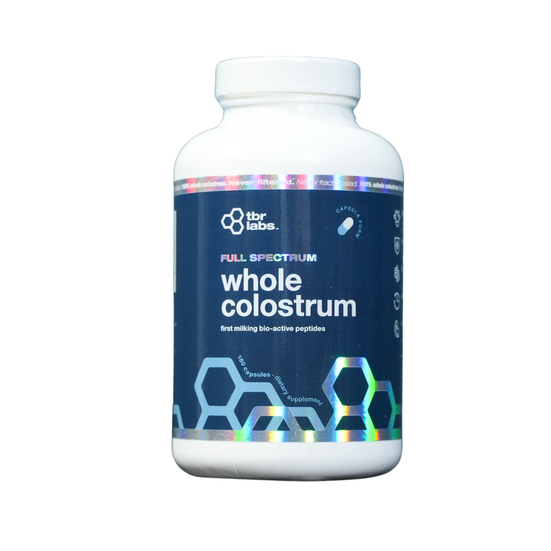 Whole Colostrum: Unflavored Capsules – TBRLabs